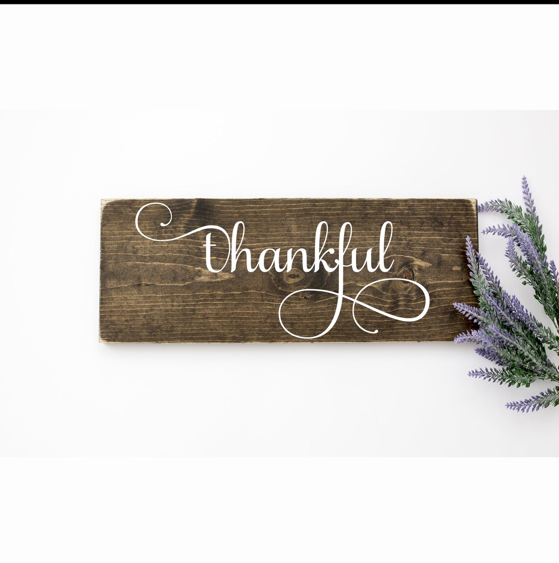 Thankful SVG File: Thanksgiving Decor, Cricut, Silhouette (digital File ...