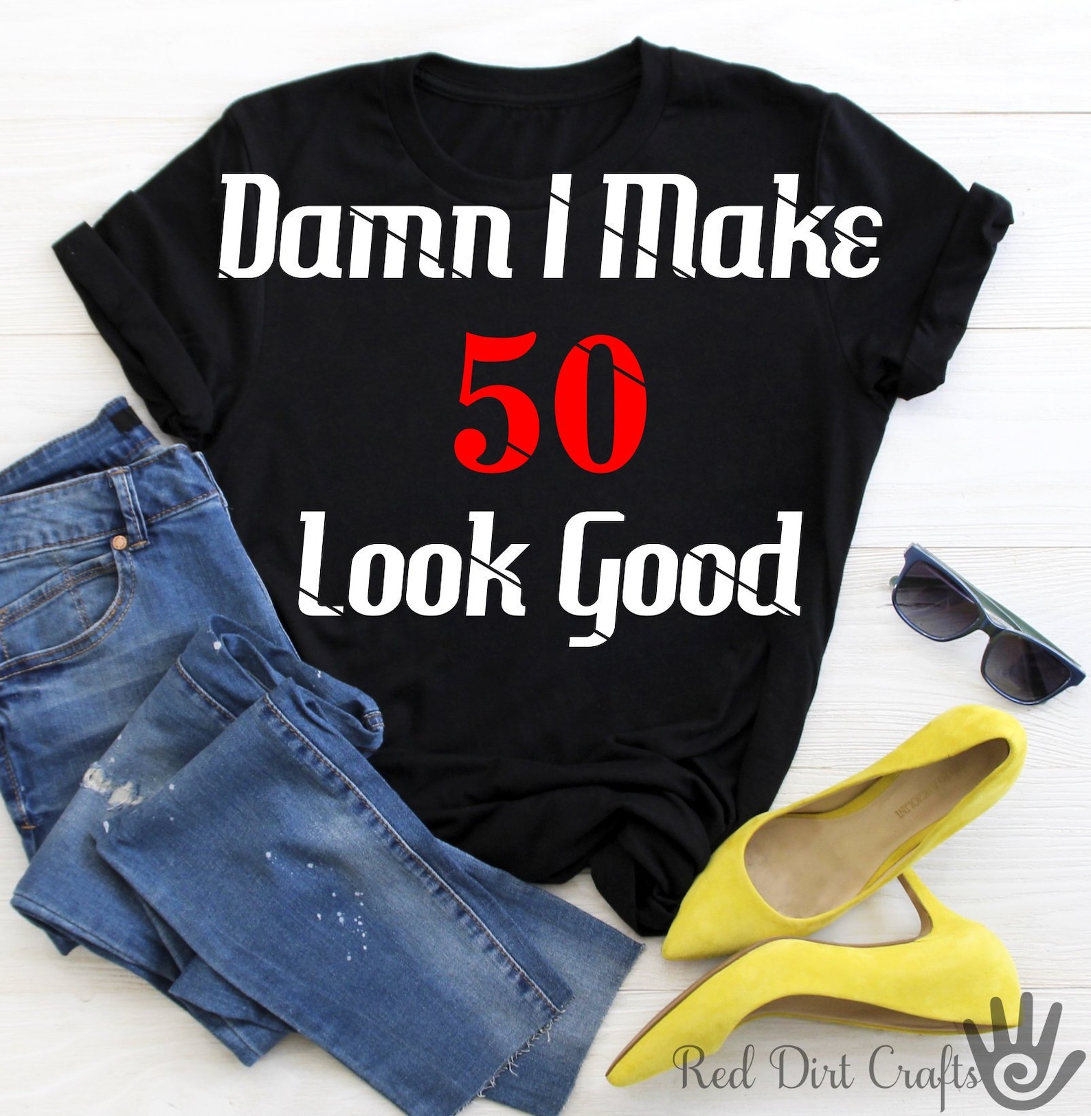 Age 50 SVG Damn I Make 50 Look Good SVG Make 50 Look Good - Etsy
