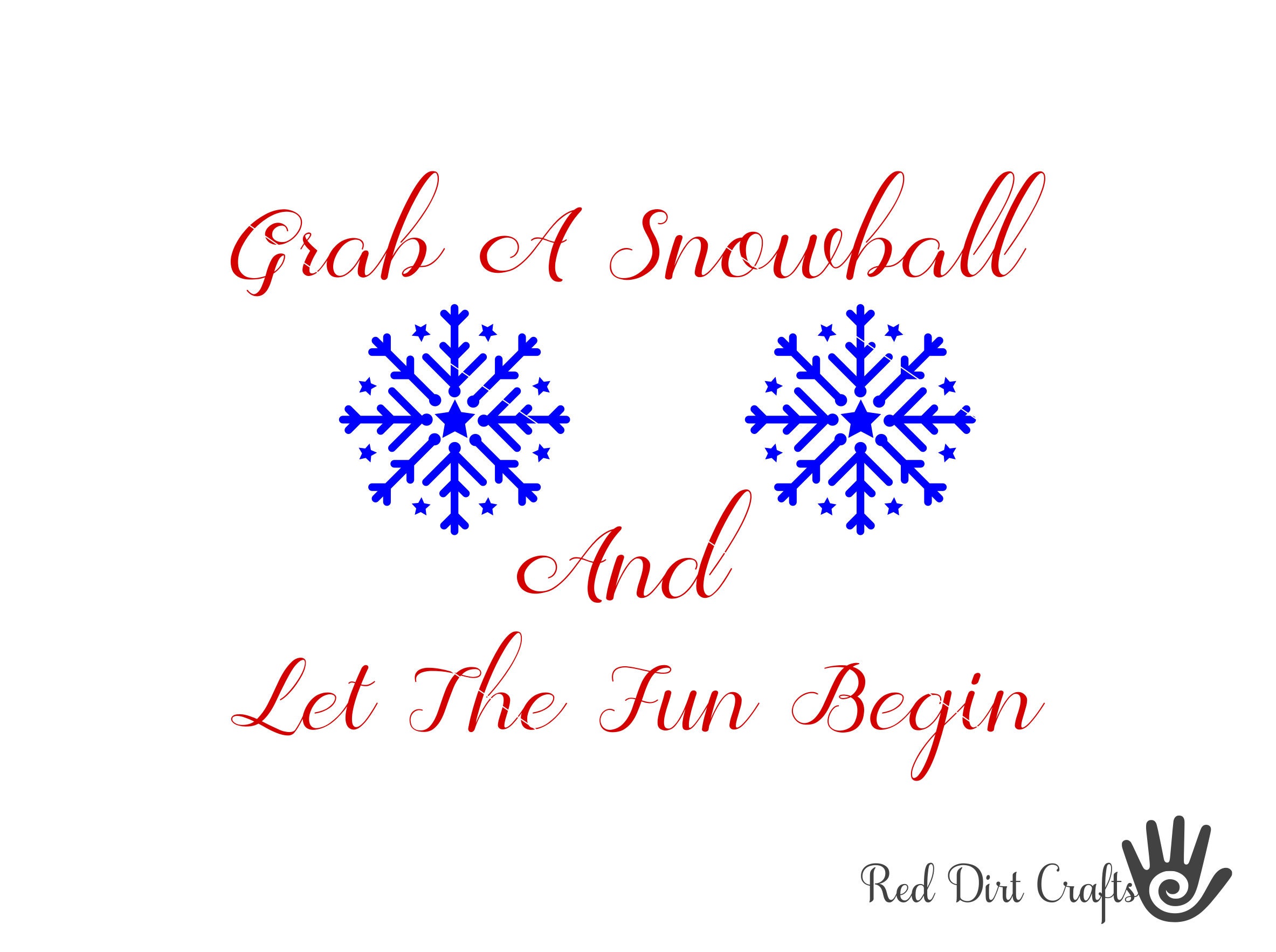 Grab A Snowball Svg Png Dxf Pdf Fun Christmas Shirt | Etsy