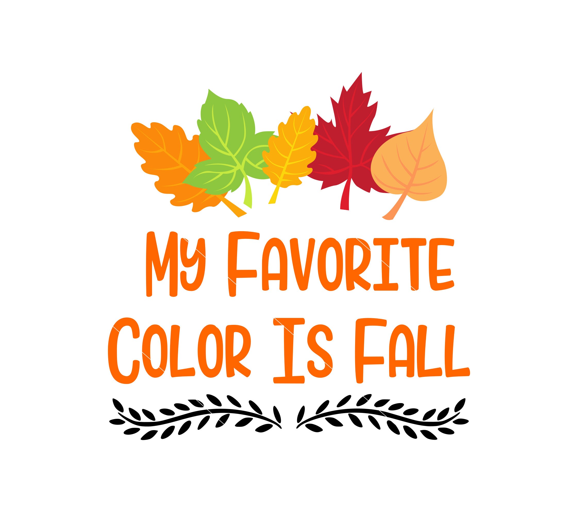 Fall is My Favorite Color Svg Dxf Png Pdf Fall Mug | Etsy