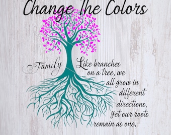 Family Tree Svg, Png, Our Roots SVG, Family Tree Our Roots Remain as ...