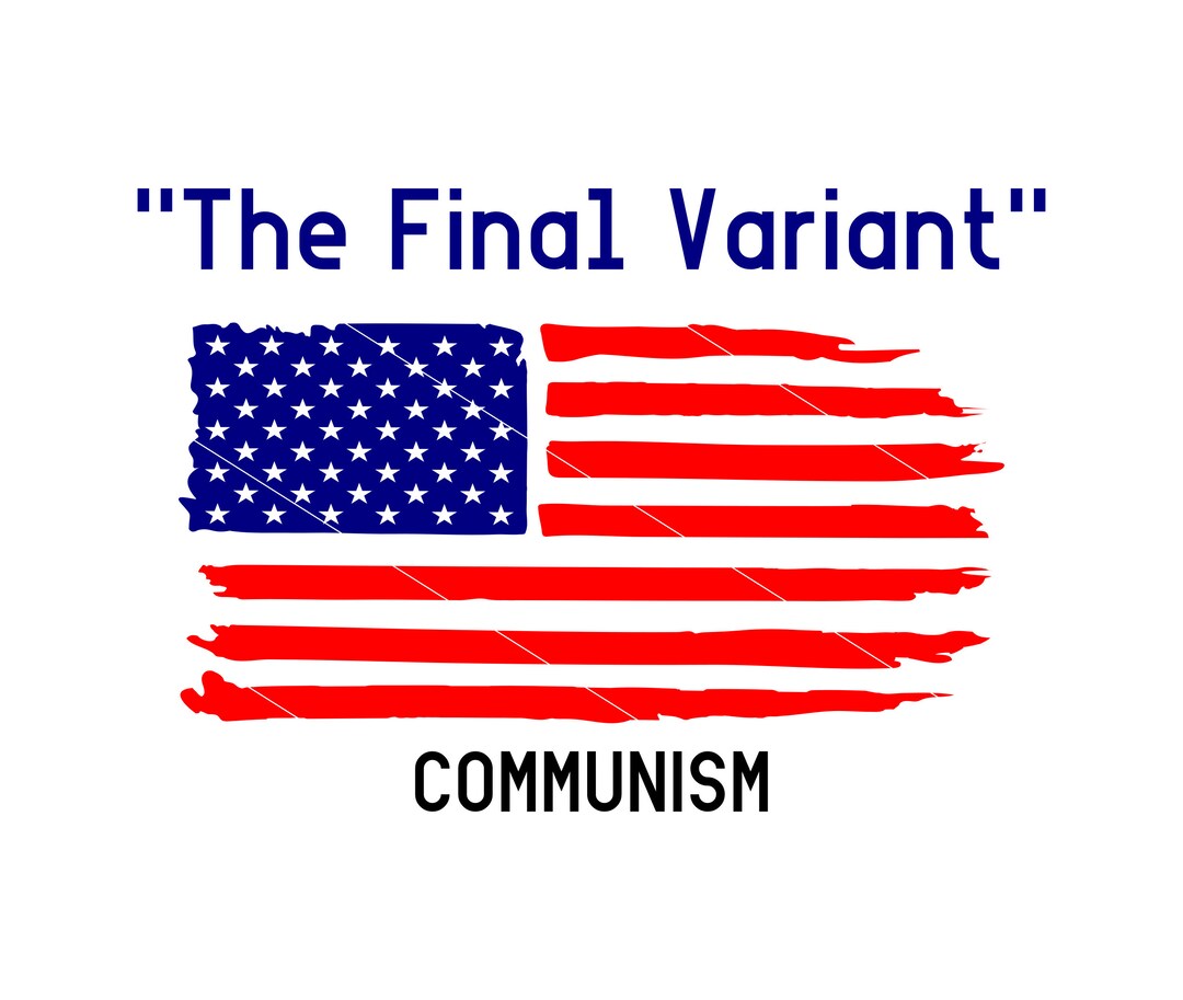 Anti-communism American Flag Svg, Png, Pdf, Dxf (digital Download) - Etsy