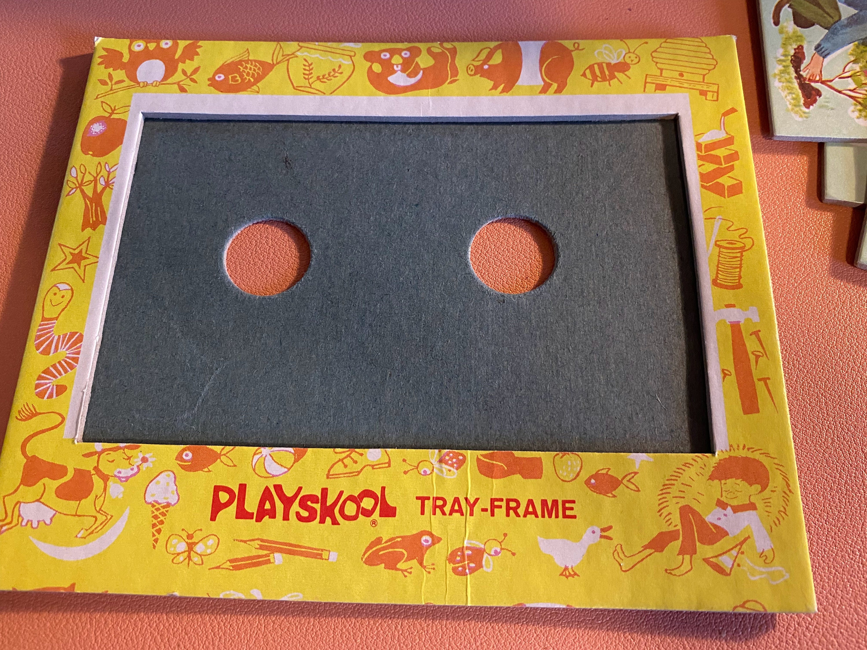 Vintage Walt Disneys Scramble 4 Famous Faces Block Puzzle - Etsy