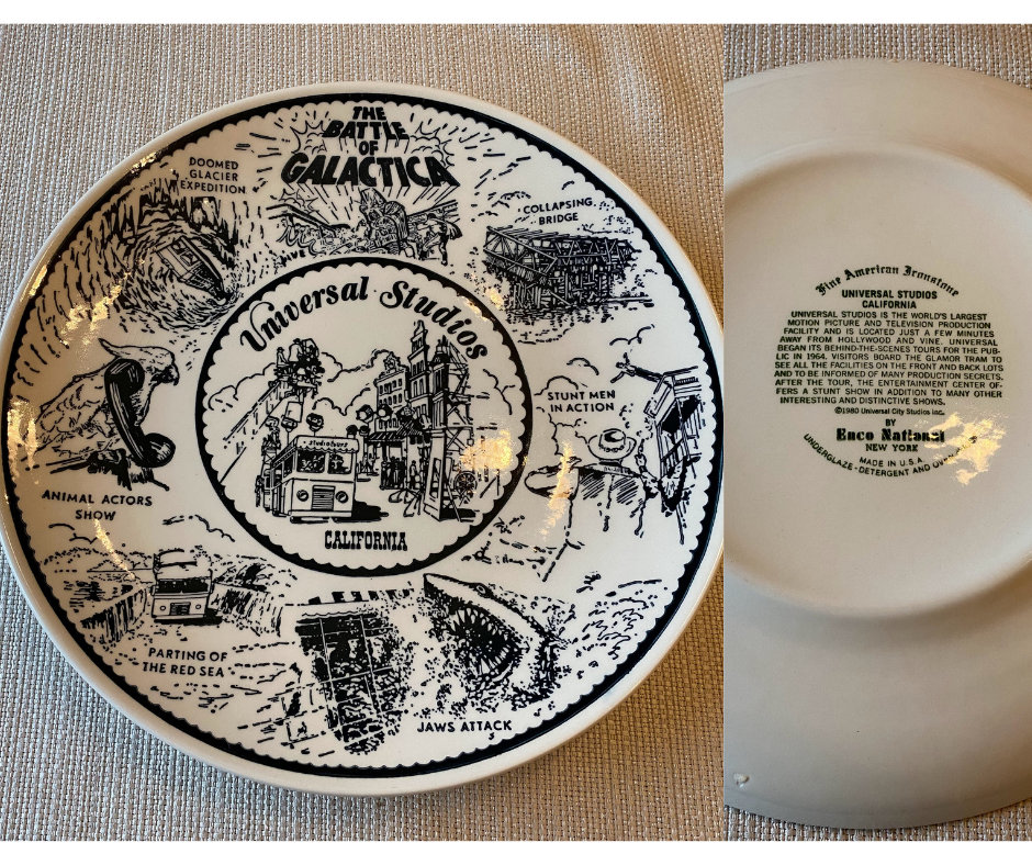 Retro Souvenir State and Commemorative Plates in Assorted Shapes and ...