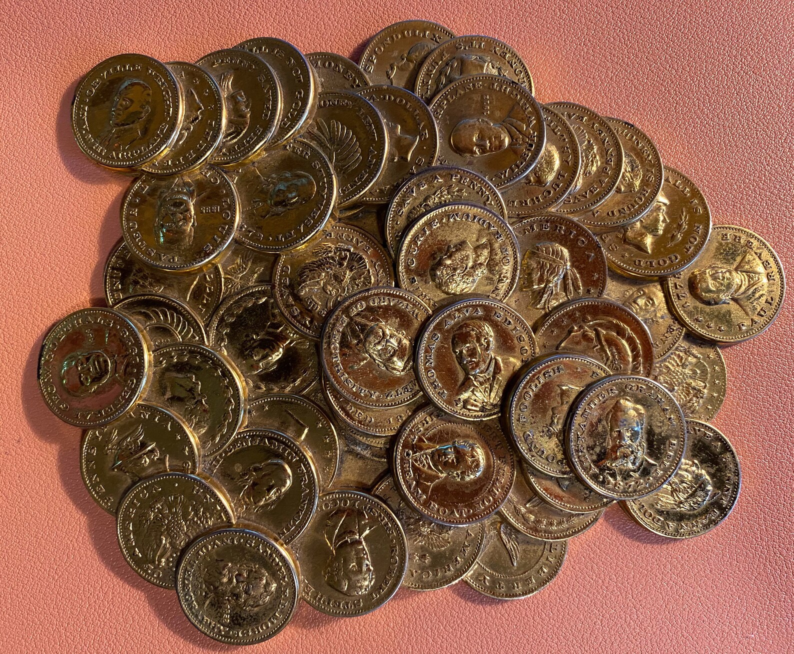 Rare Pile-o-gold Vintage Pile of Coins Novelty Paperweight - Etsy