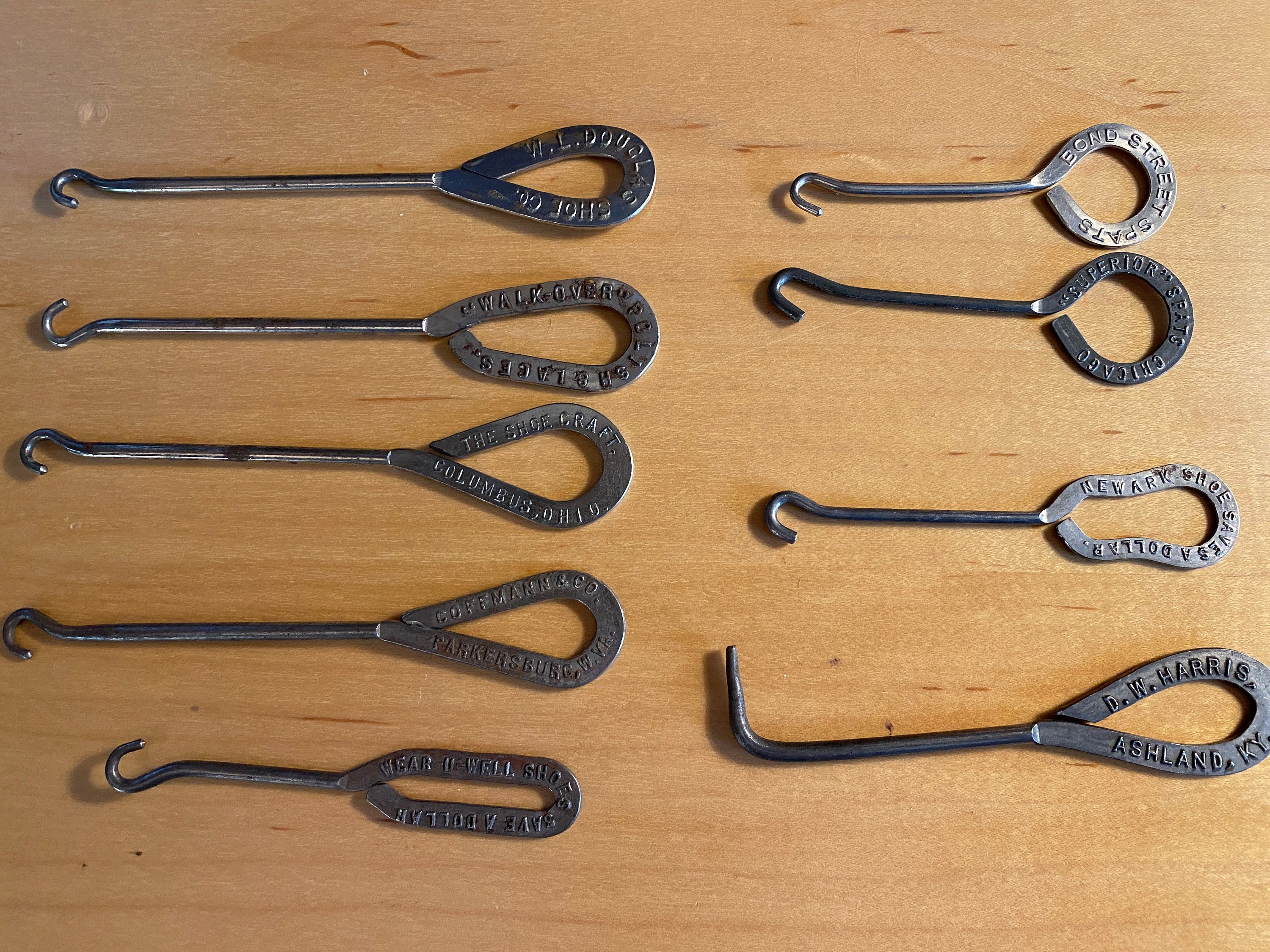 Vintage Antique Shoe Boot Glove Lace Puller Tool Buttonhooks ...