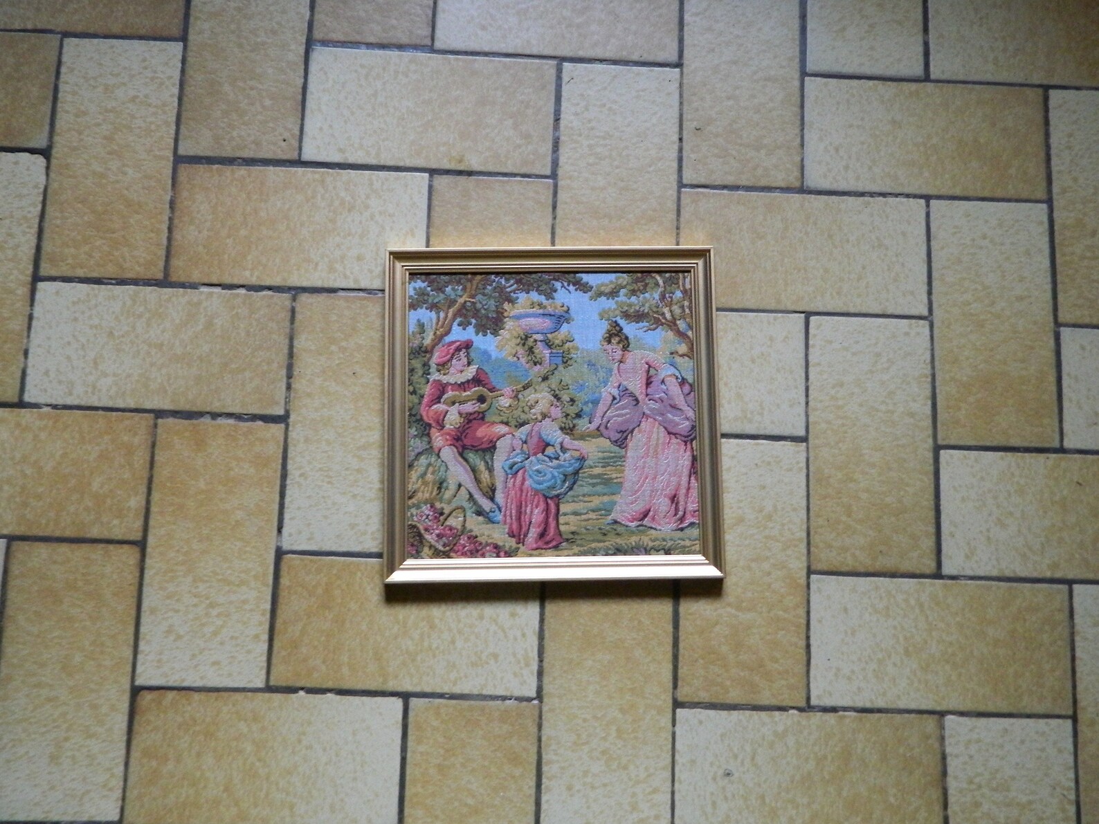 Medieval Picture, Medieval Canvas, Medieval Framed, French Framed, Gold ...