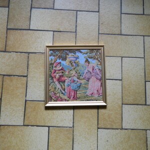 Medieval Picture, Medieval Canvas, Medieval Framed, French Framed, Gold ...