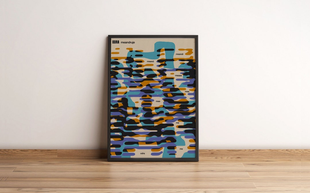 Odra Meandruje, River, Meanders, Abstraction, Colors, Original Polish ...