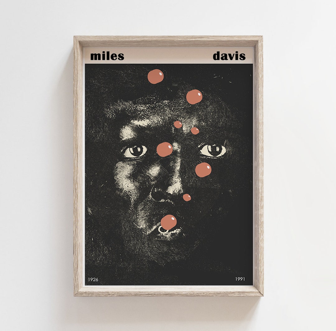 Miles Davis, Original Tribute Polish Poster, Print, Illustration, Art ...