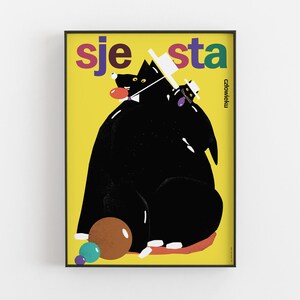 Siesta, Man! Chillout, Relax Original Polish Poster, Print ...
