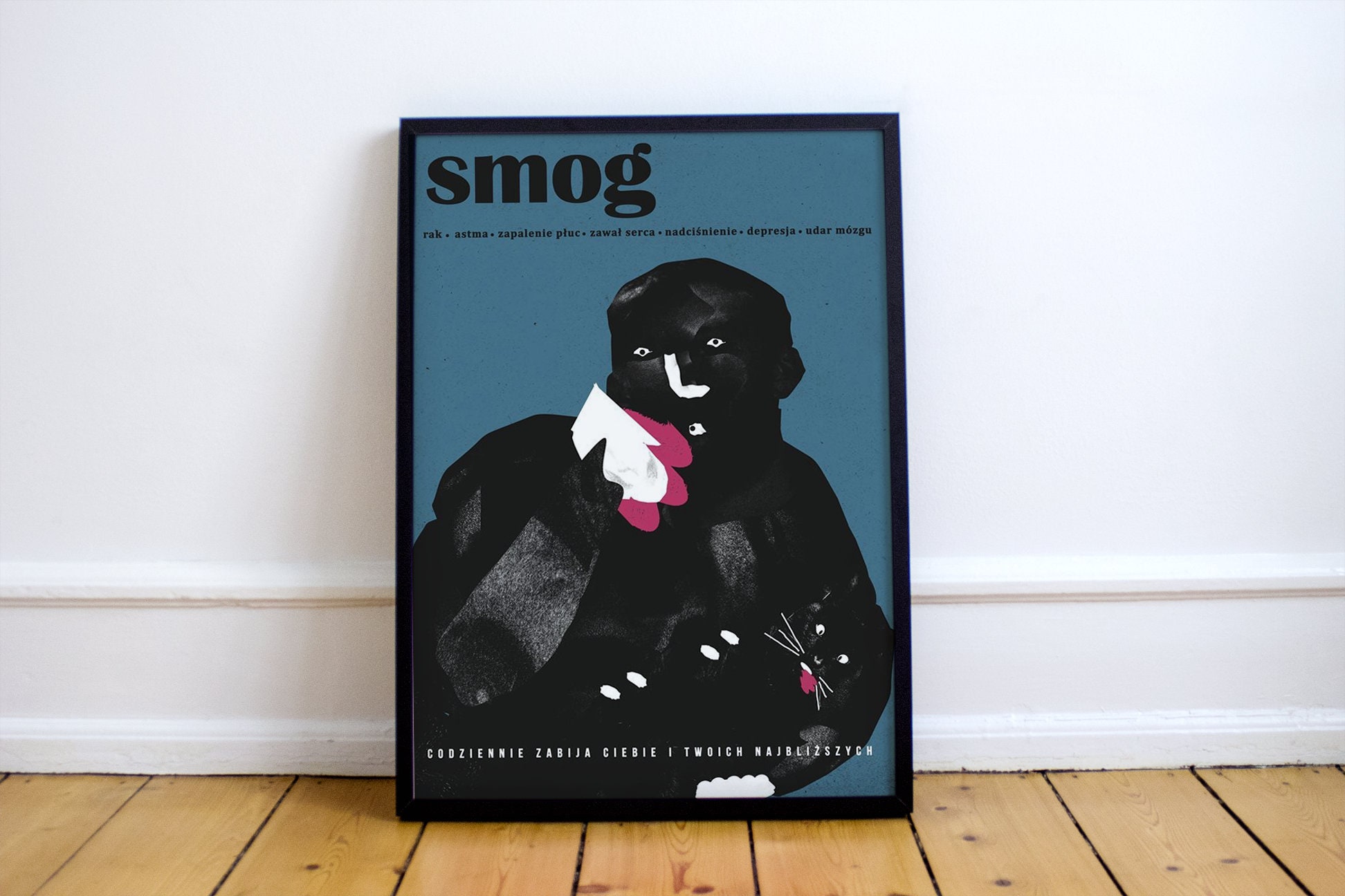Smog is Killing You and Your Friends Original Polish Poster - Etsy