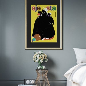 Siesta, Man! Chillout, Relax Original Polish Poster, Print ...
