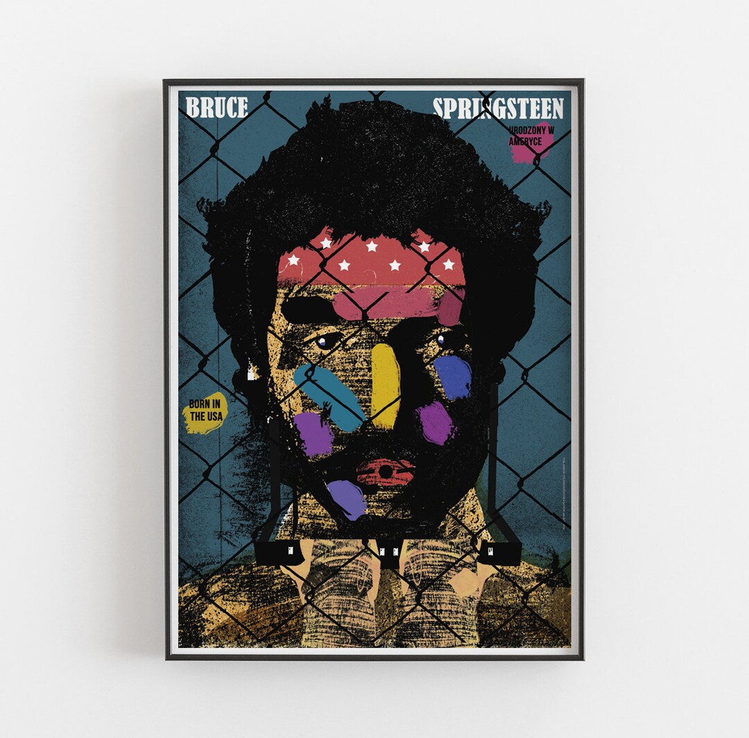 Bruce Springsteen - Born in the USA - Original Tribute Polish Poster ...