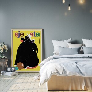 Siesta, Man! Chillout, Relax Original Polish Poster, Print ...