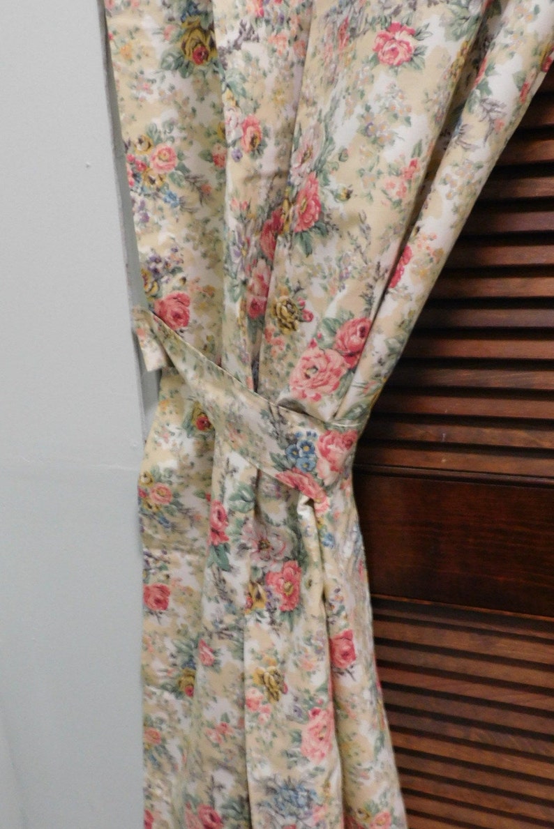 Vintage Ralph Lauren Brittany NOS Drapes-86" Long-new in Pkg. Tiebacks ...