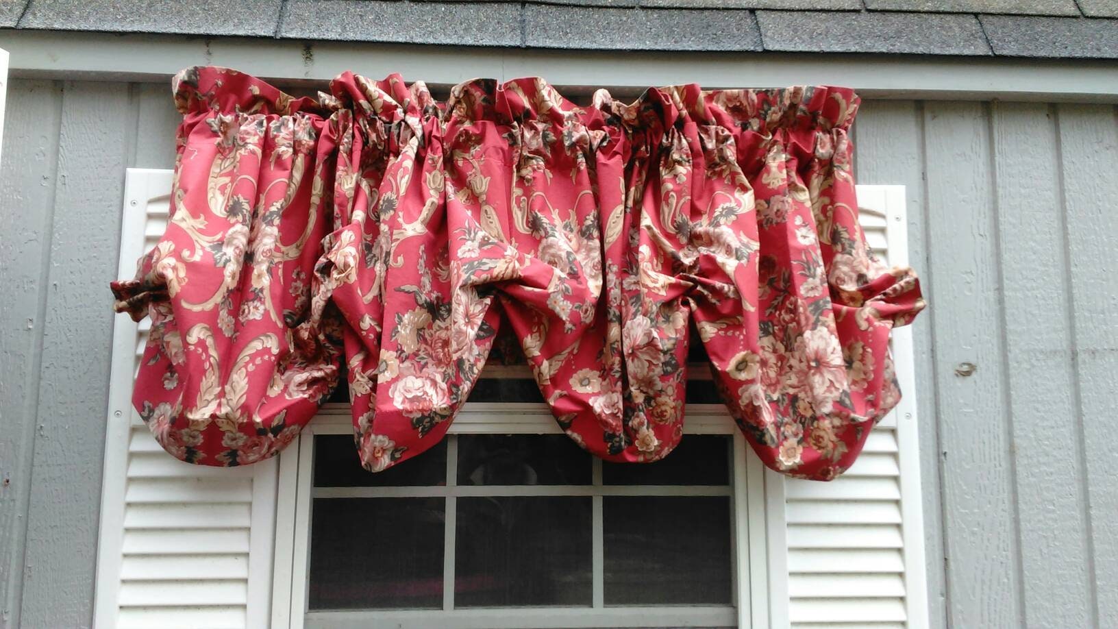 Marseilles by Ralph Lauren RED Drapes and - Etsy