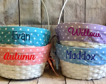 Wicker Easter Basket - Etsy