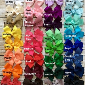 Moonstitch Medium or Large Monogrammed St. Patrick's Day Hair Bow ...