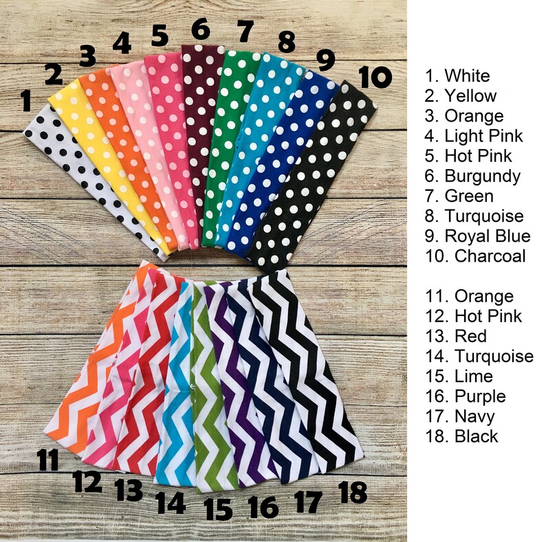 Monogrammed Polka Dot or Chevron Stretch | Etsy