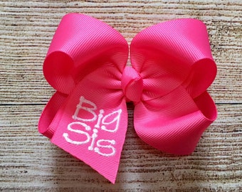 Big Sister Hair Bow - Etsy