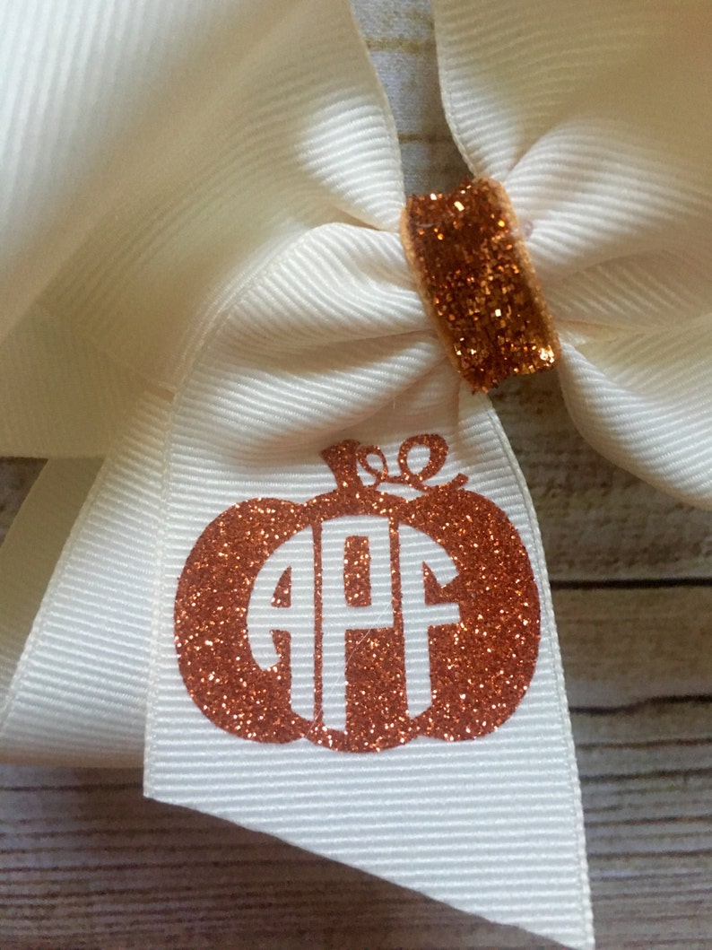 Small Medium Large Monogrammed Fall Halloween Thanksgiving | Etsy