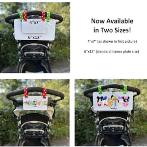 Personalized Family Name Stroller Tag, Amusement Theme Park Sign for ...
