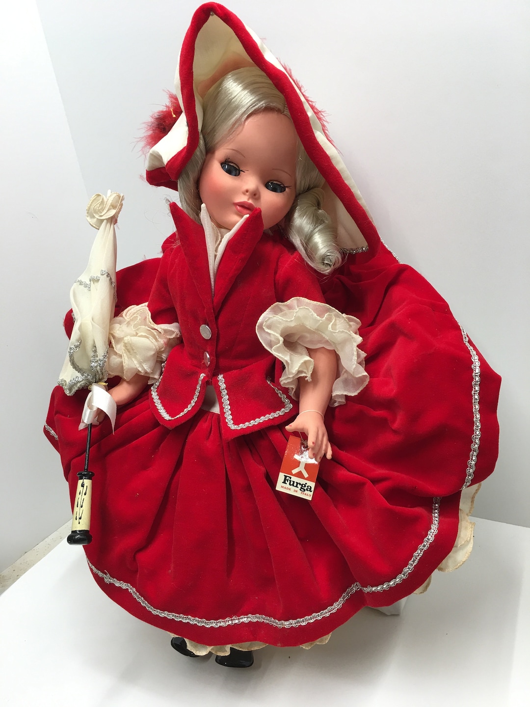 Red Riding Hood Doll Made in Italy Furga. - Etsy