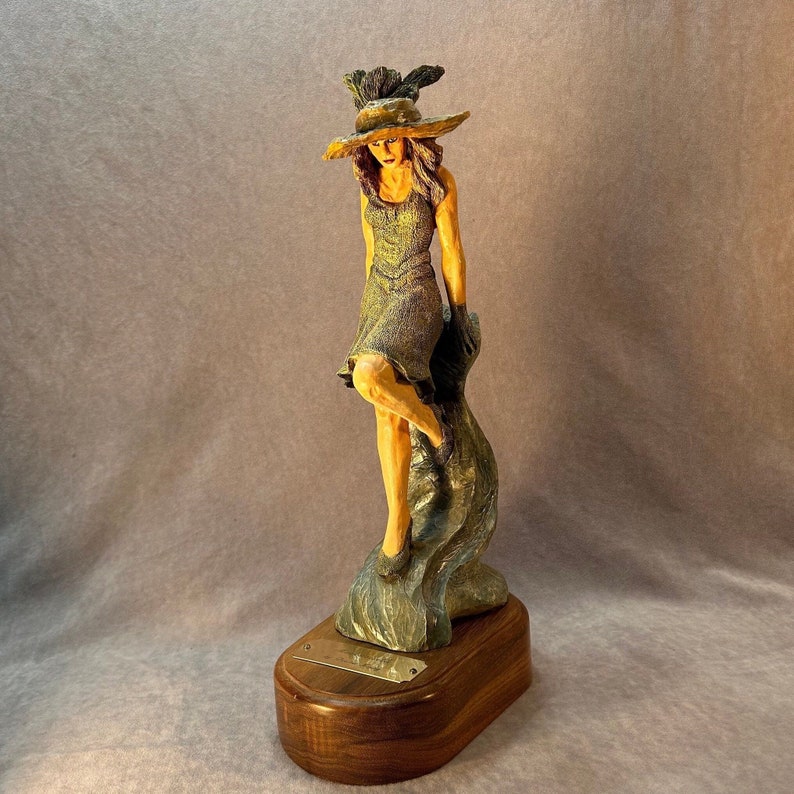 Mademoiselle Hand Carved by Desiree Hajny. - Etsy