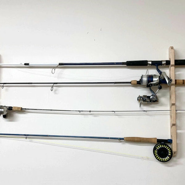 Fishing Rod Wall Mount - Etsy