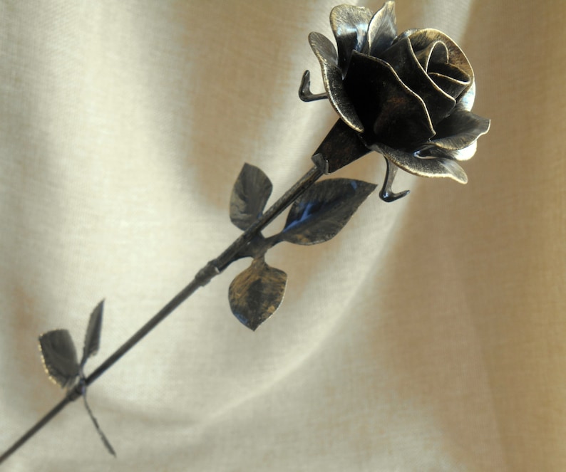 Metal Rose Golden Color Decoration Floral Roses Gift Flower - Etsy