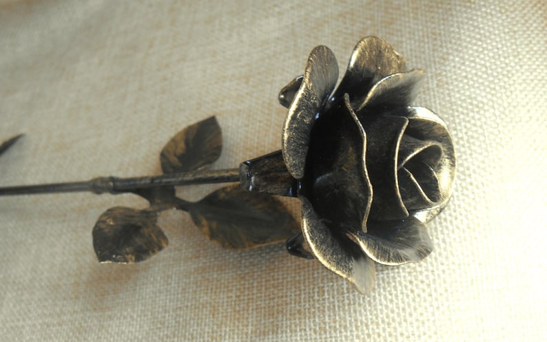 Metal Rose Golden Color Decoration Floral Roses Gift Flower - Etsy