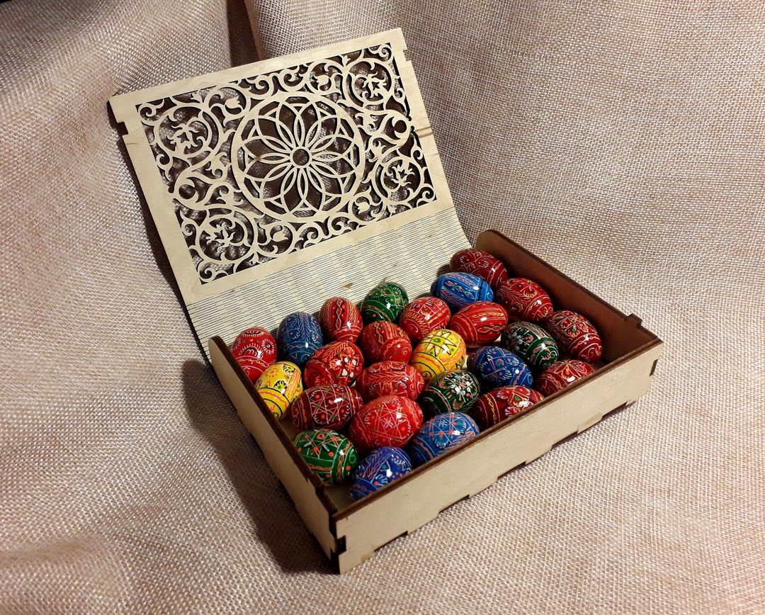 Original Easter Gift Set Openwork Book Gift Box With 20 Small Ukrainian ...