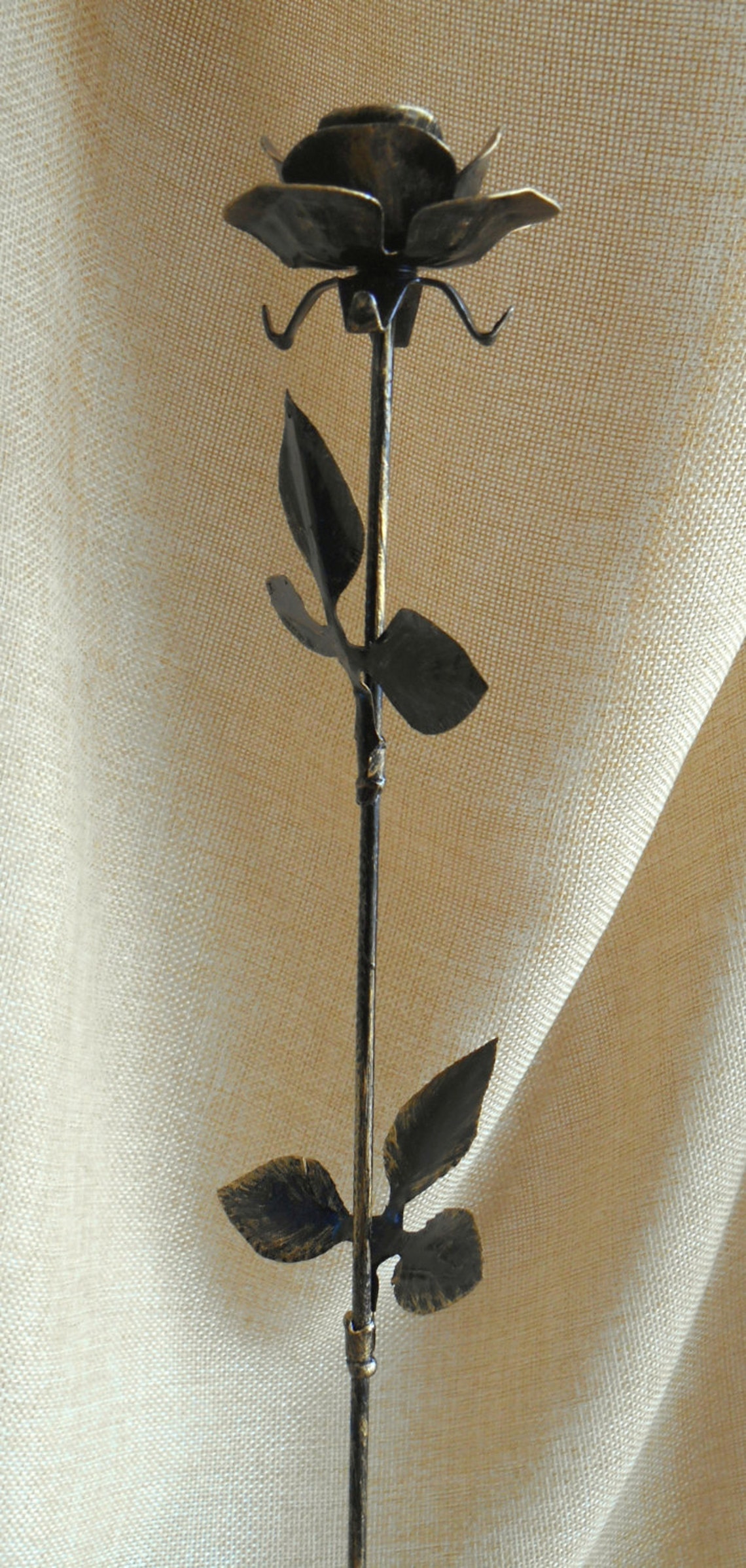 Metal Rose Golden Color Decoration Floral Roses Gift Flower | Etsy