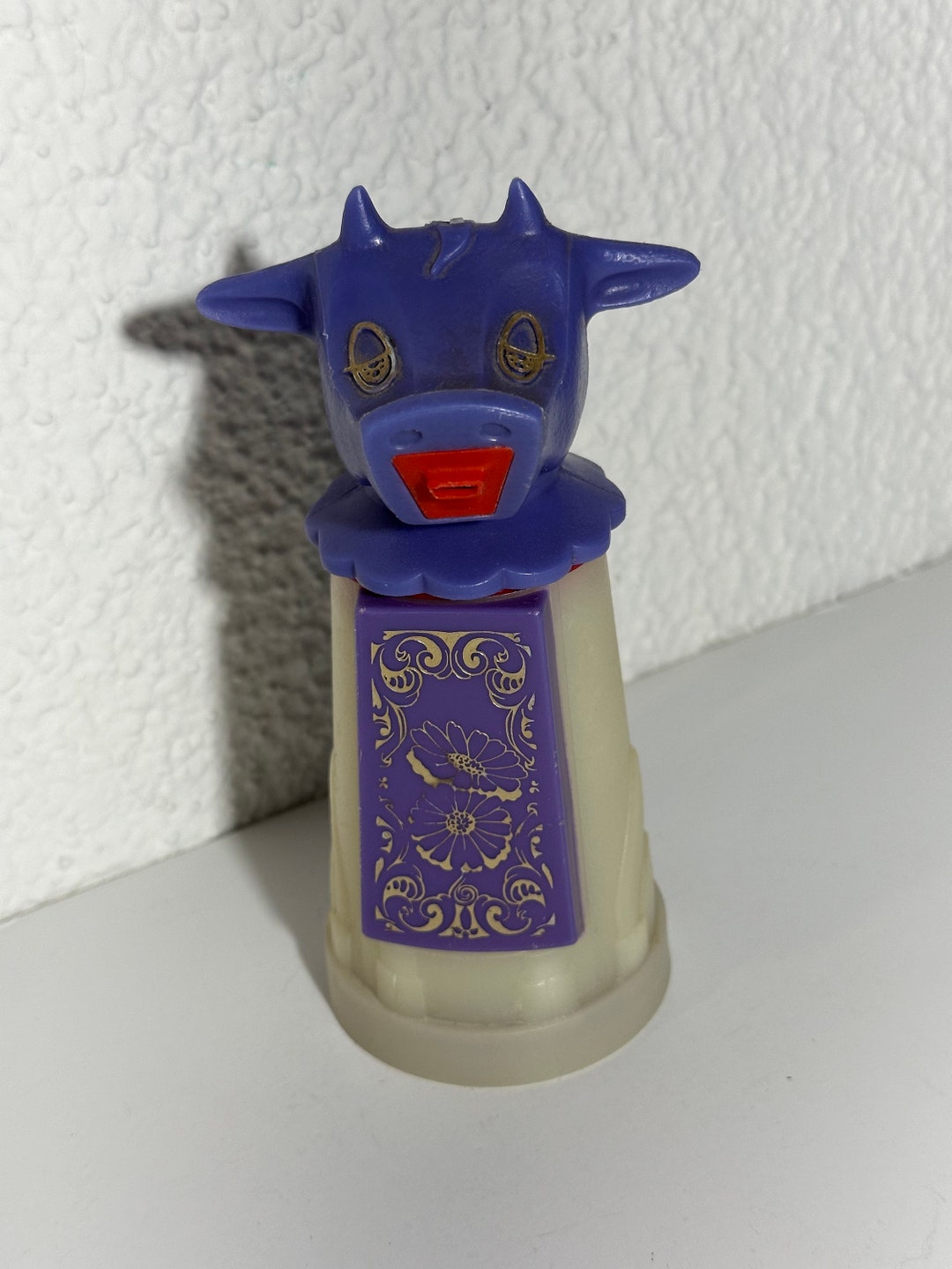 RARE!!! Vintage Whirley Moo Cow Creamer-purple - Etsy