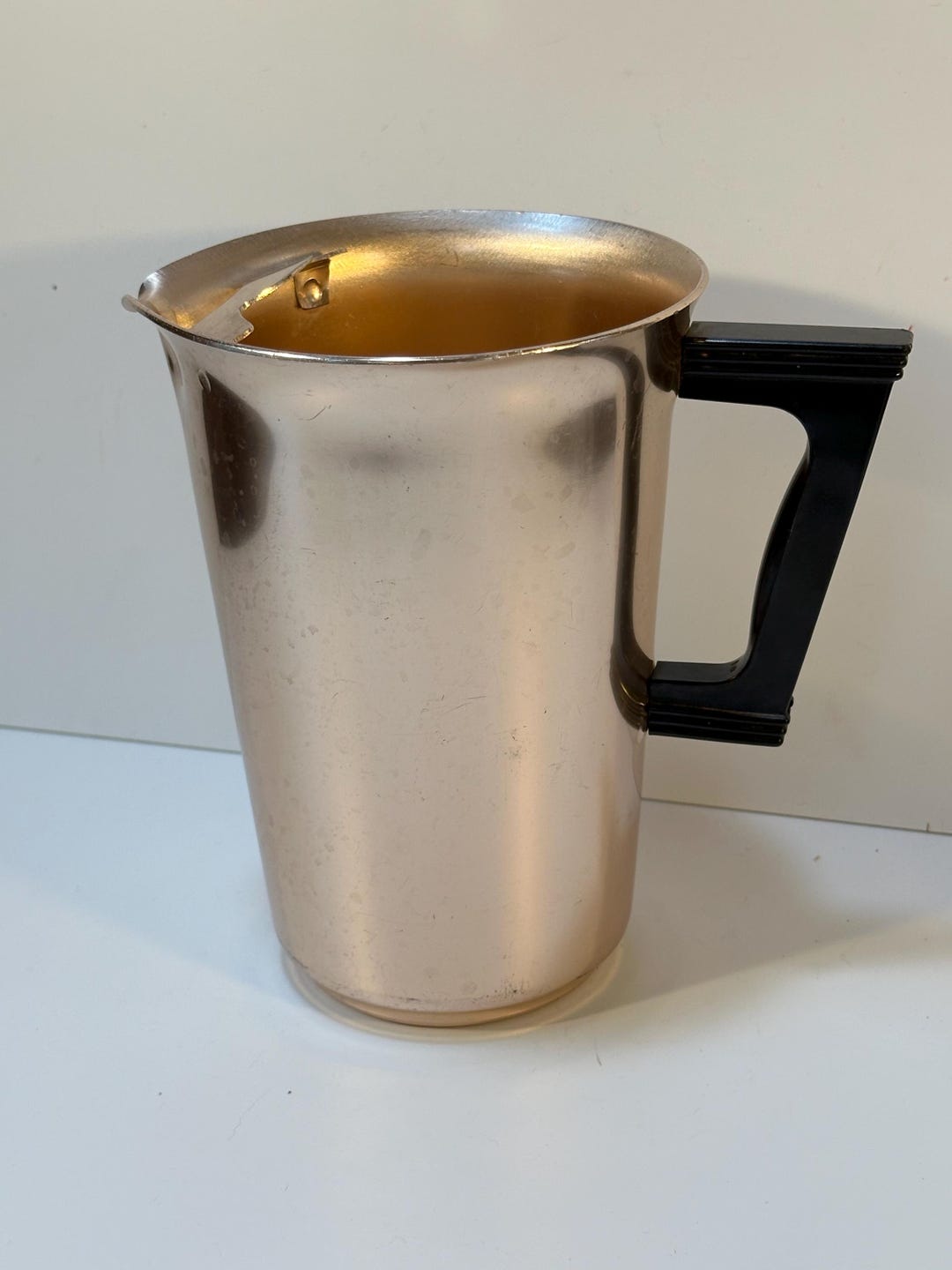 Vintage Aluminum Color Craft Pitcher - Etsy