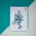 A4 Traditional Tattoo Flash Japanese Kingyo Goldfish Bodysuit Art Print ...