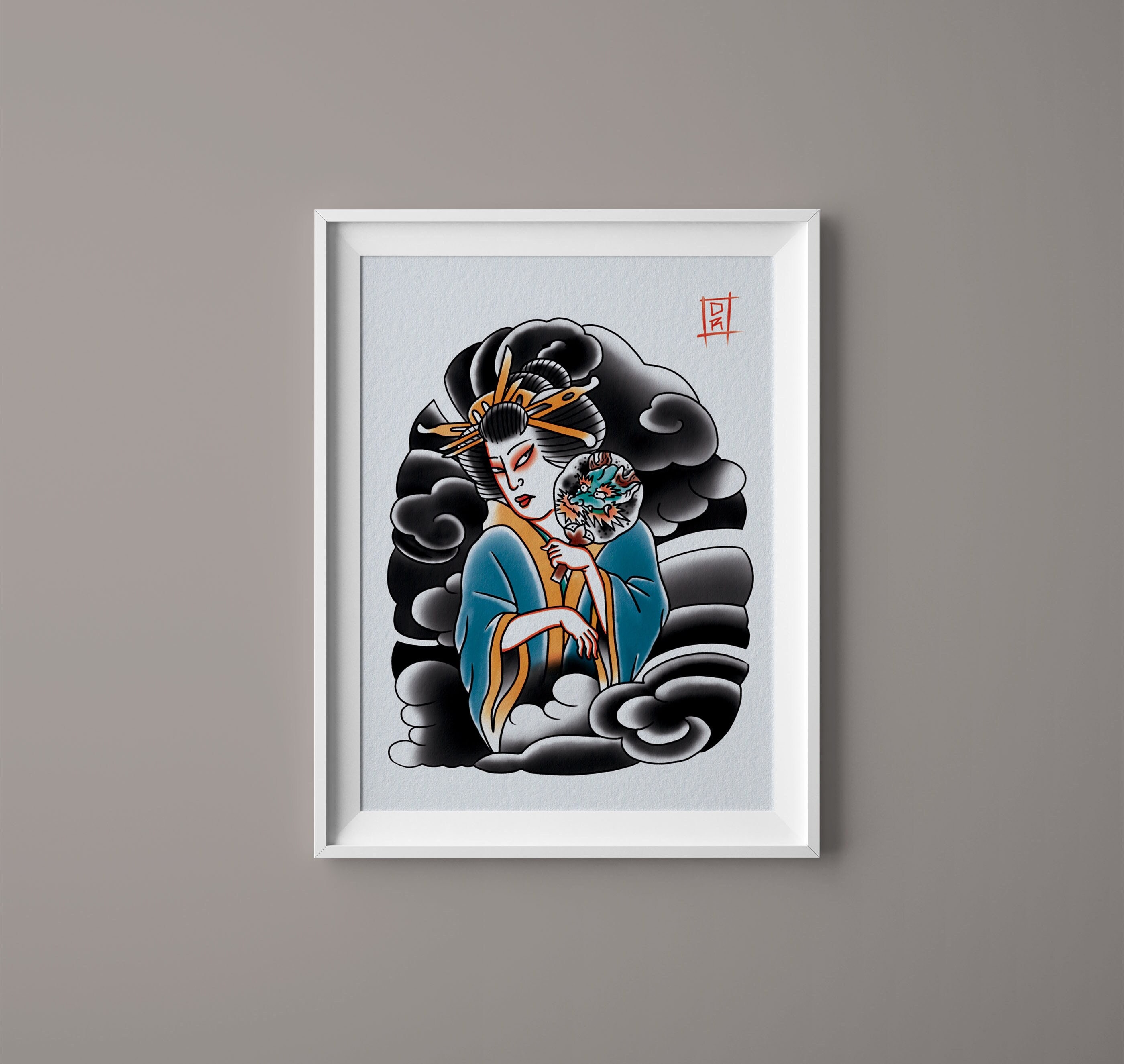 Traditional Geisha Tattoo