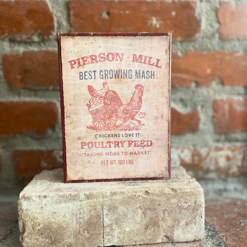 Grain Sack Sign - Etsy