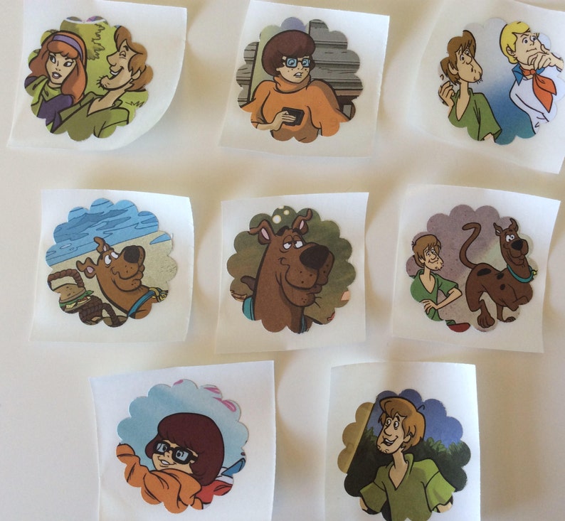 Vintage Scooby Doo Stickers Scooby Doo Cartoon Stickers - Etsy