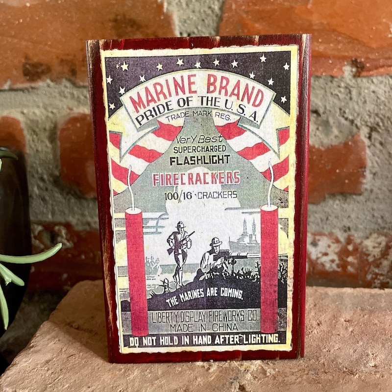 Firecracker Label - Etsy