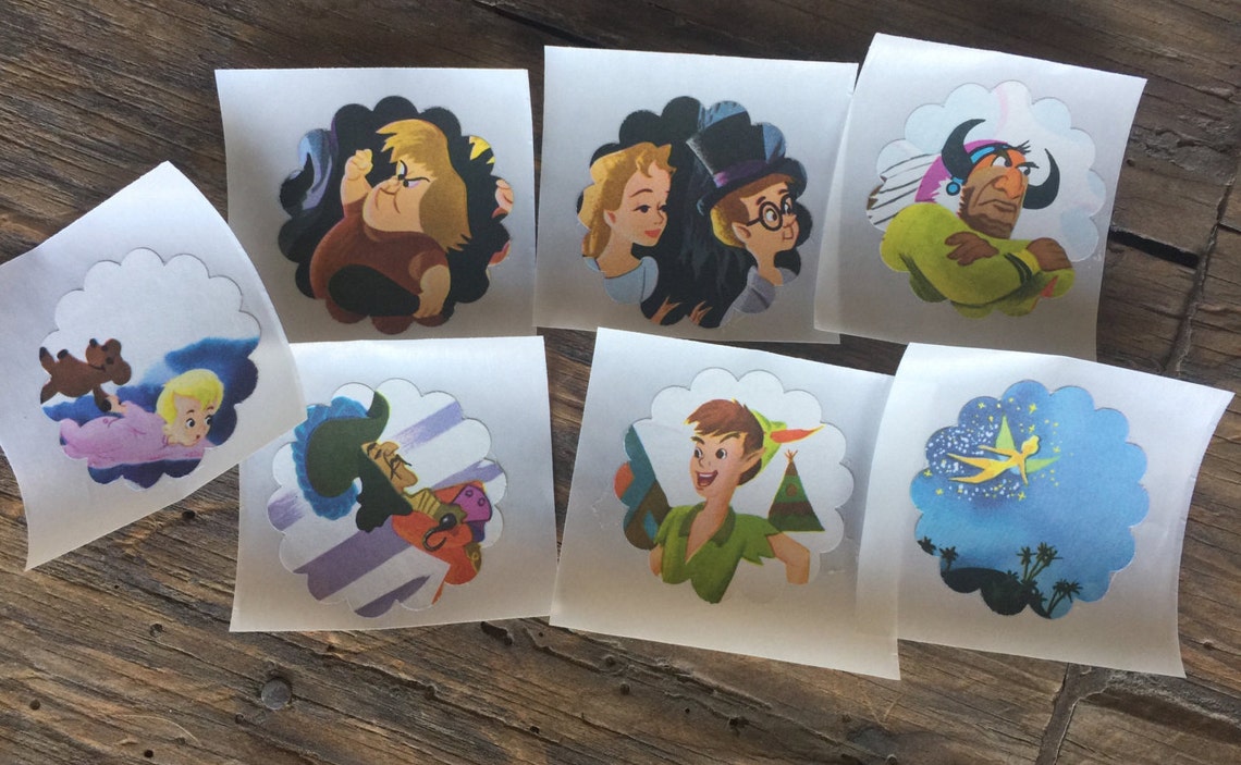 Peter Pan Stickers Vintage Peter Pan Stickers Vintage | Etsy