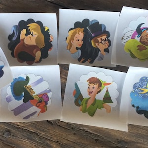 Peter Pan Stickers; Vintage Peter Pan Stickers; Vintage Children's Book ...