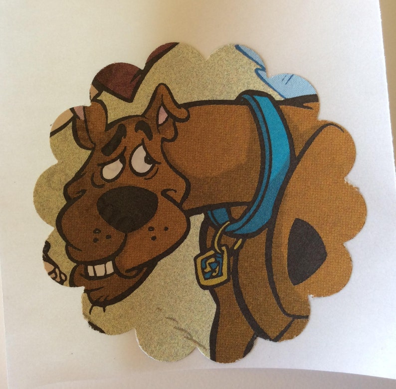 Vintage Scooby Doo Stickers Scooby Doo Cartoon Stickers - Etsy