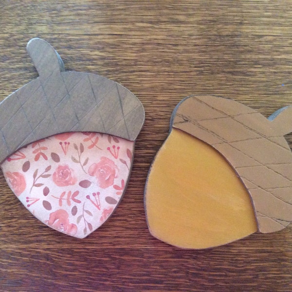 Wood Acorn - Etsy