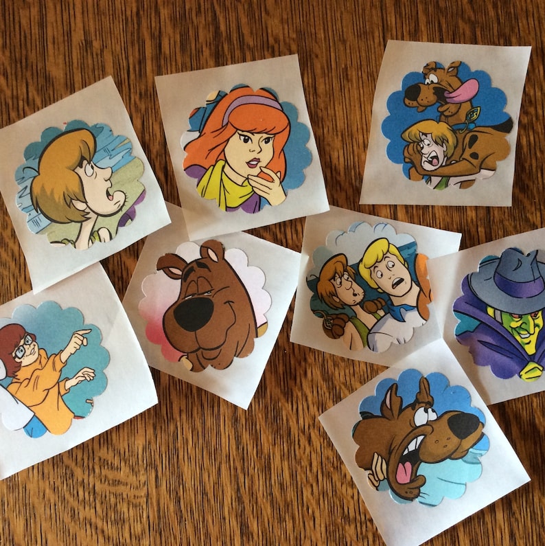 Vintage Scooby Doo Stickers Scooby Doo Cartoon Stickers - Etsy