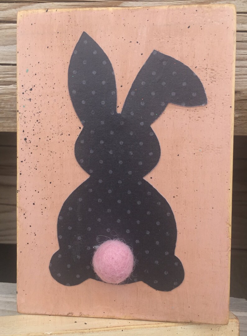 Shabby Chic Easter Blocks Farmhouse Easter Blocks Spring | Etsy