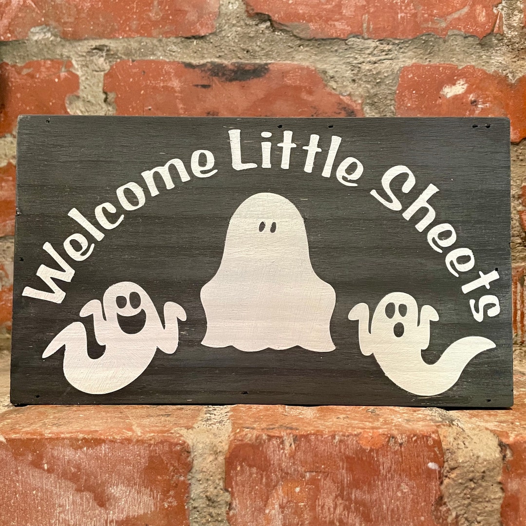 Rustic Halloween Sign, Welcome Halloween Sign, Country Halloween ...