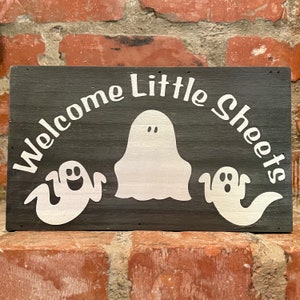 Rustic Halloween Sign, Welcome Halloween Sign, Country Halloween ...