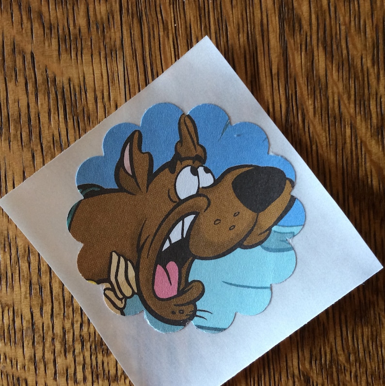 Vintage Scooby Doo Stickers Scooby Doo Cartoon Stickers - Etsy